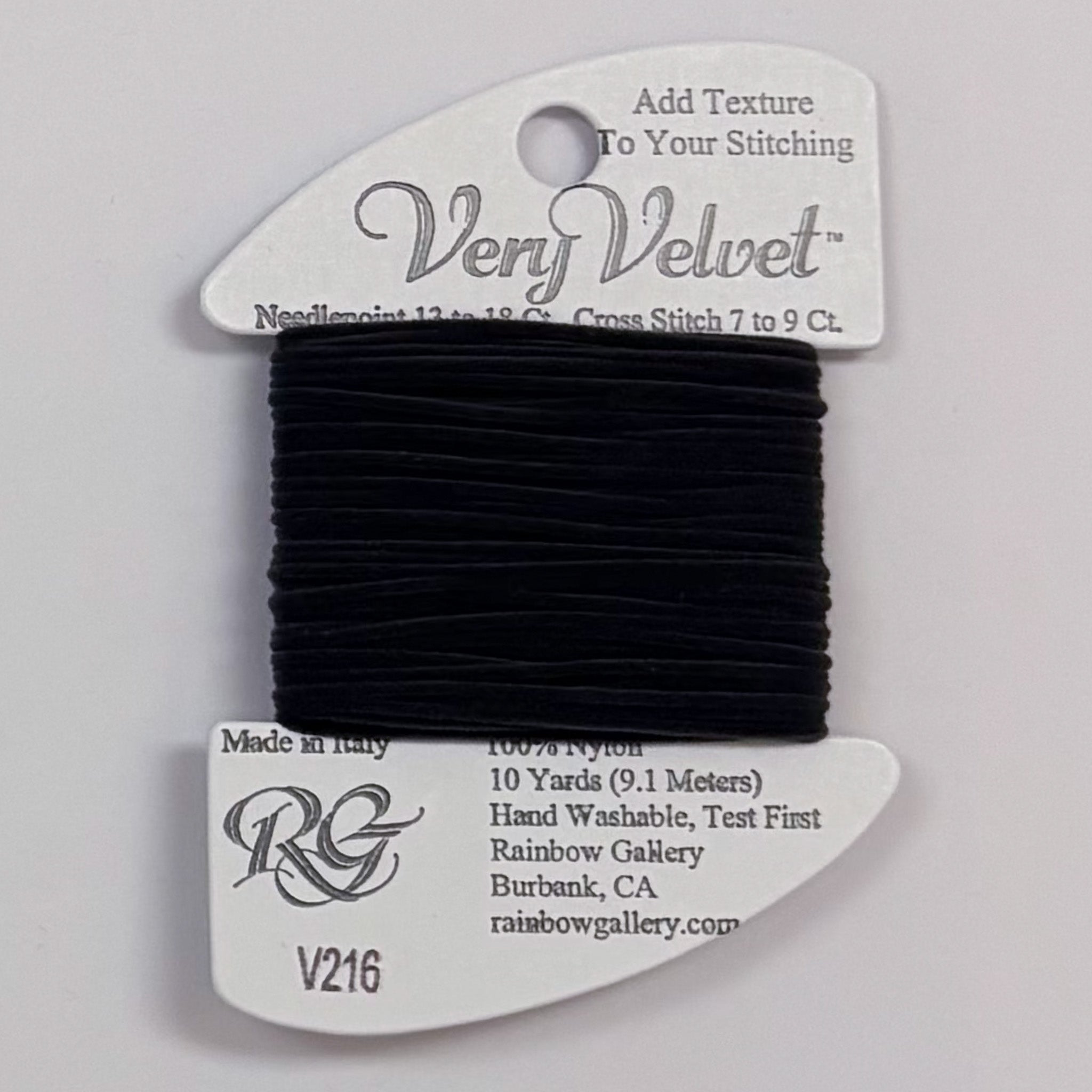 Very Velvet - Dark Gray | Knot the Point Needleworks