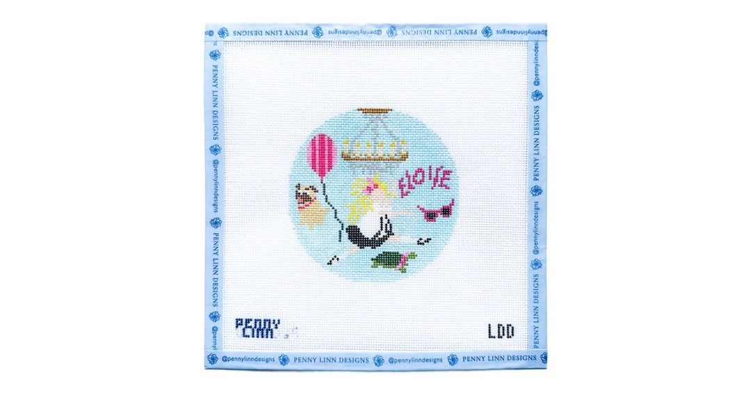 Eloise Round - Penny Linn Designs | Knot the Point Needleworks